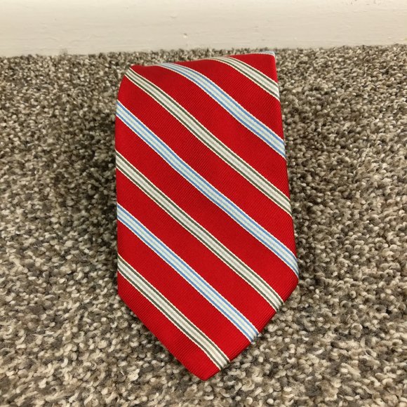 Brooks Brothers | Accessories | Brooks Brothers Neck Tie England Silk Repp Regimental Striped ...
